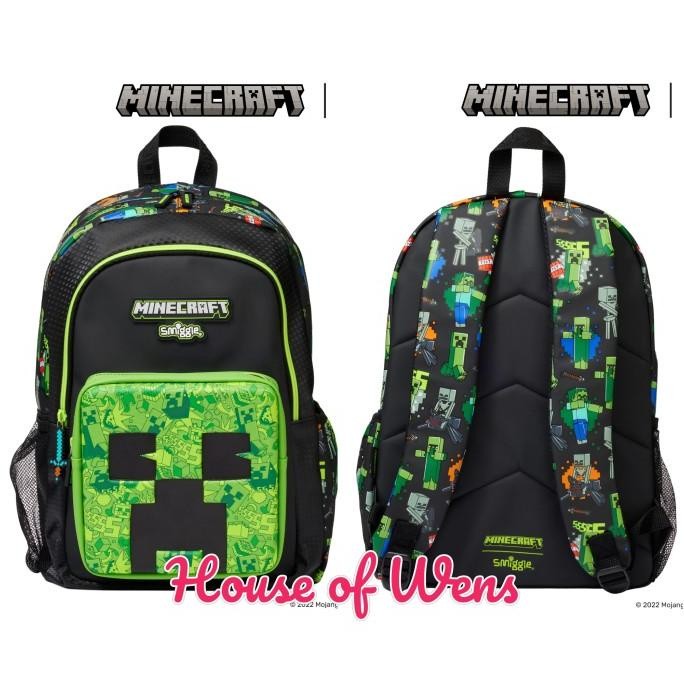 Jual SMIGGLE MINECRAFT CLASSIC BACKPACK ORIGINAL - TAS BACKPACK SMIGGLE ...