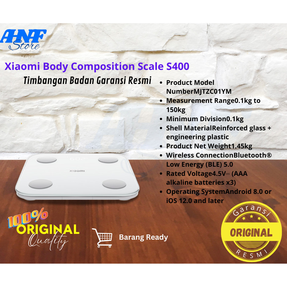 Jual Xiaomi Body Composition Scale S400 / Timbangan Badan Garansi Resmi ...