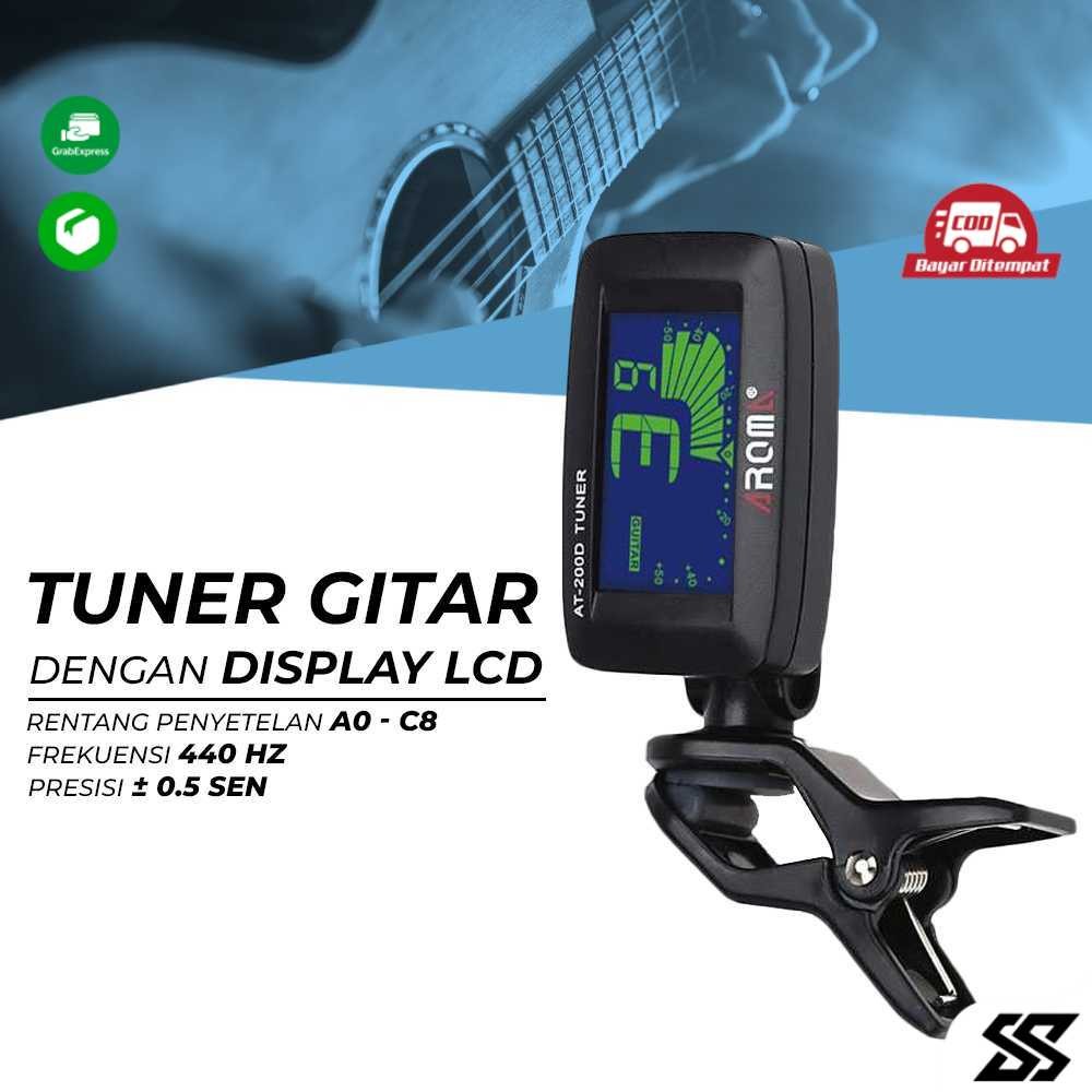 Jual Tuner Gitar Sound Tuning Sensor with LCD Display | Shopee Indonesia