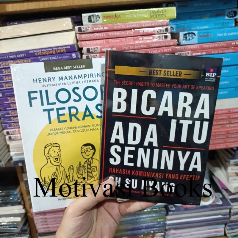 Jual Paket 2 Buku Filosofi Teras | Bicara Itu Ada Seninya | Shopee Indonesia