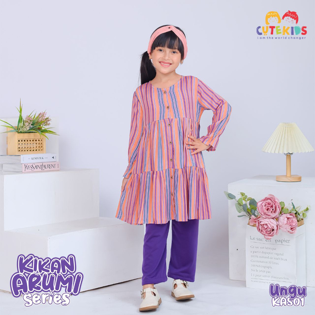 Jual Kikan Arumi Series One Set Tunik dan Celana Ukuran Anak-Anak by ...