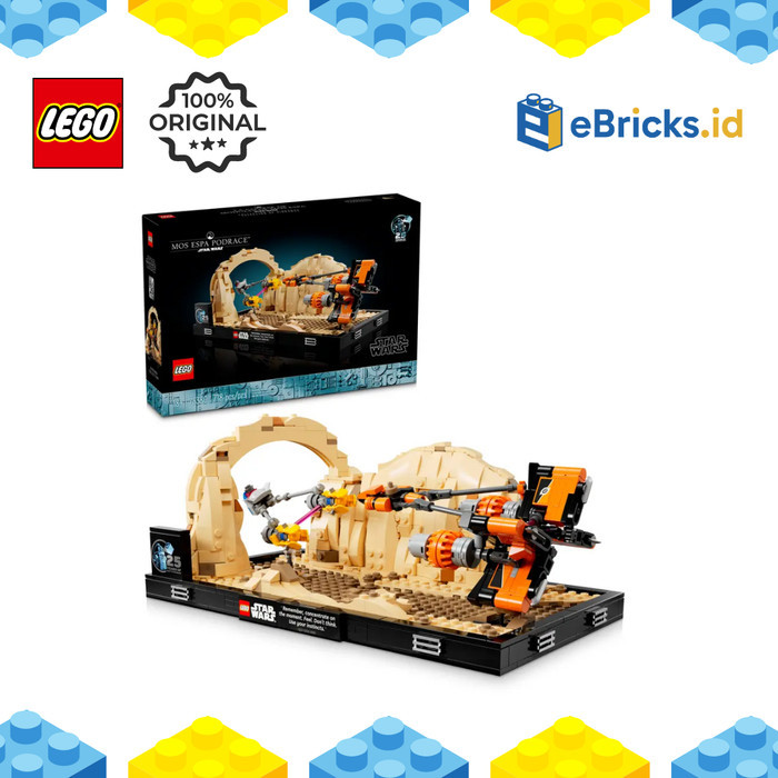 Jual Lego Starwars 75380 Mos Espa Podrace Diorama (Dus Cacat Minor ...