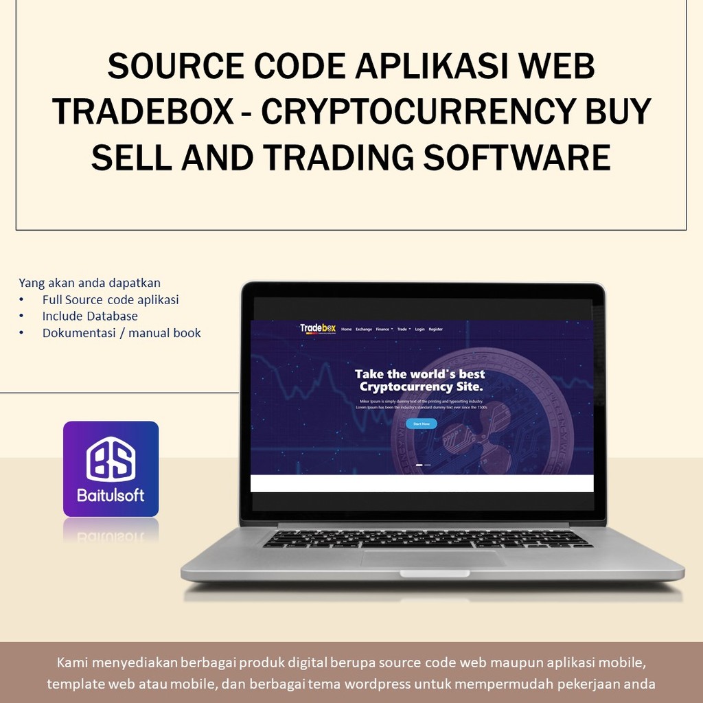 Jual SOURCE CODE APLIKASI WEB TRADEBOX - CRYPTOCURRENCY BUY SELL AND ...