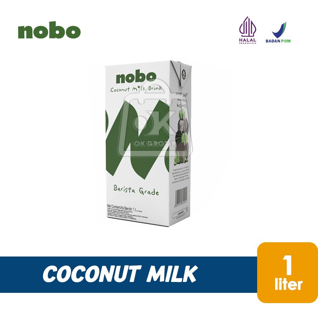 Jual Susu Coconut Milk NOBO Barista Grade Plant Base Vegan (1 Liter ...