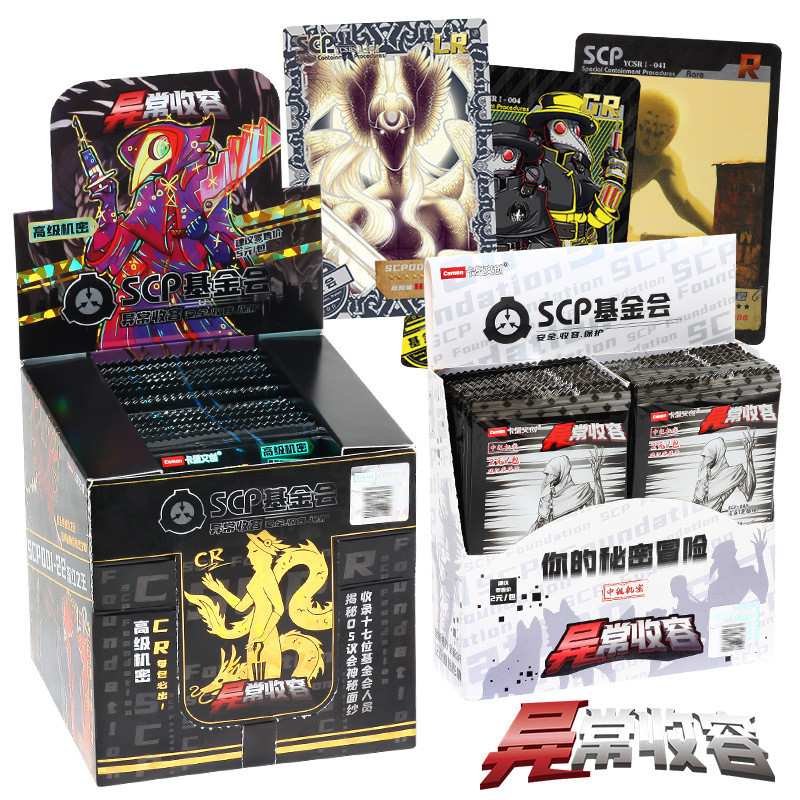 Jual SCP Foundation Collection Card Paper Games Children Anime Table ...
