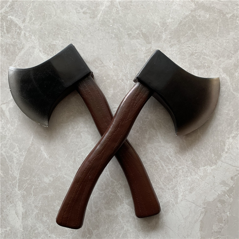 Jual 1:1 Cosplay Fire Axe Stage Prop Weapon Role Playing Cos Axe PU ...