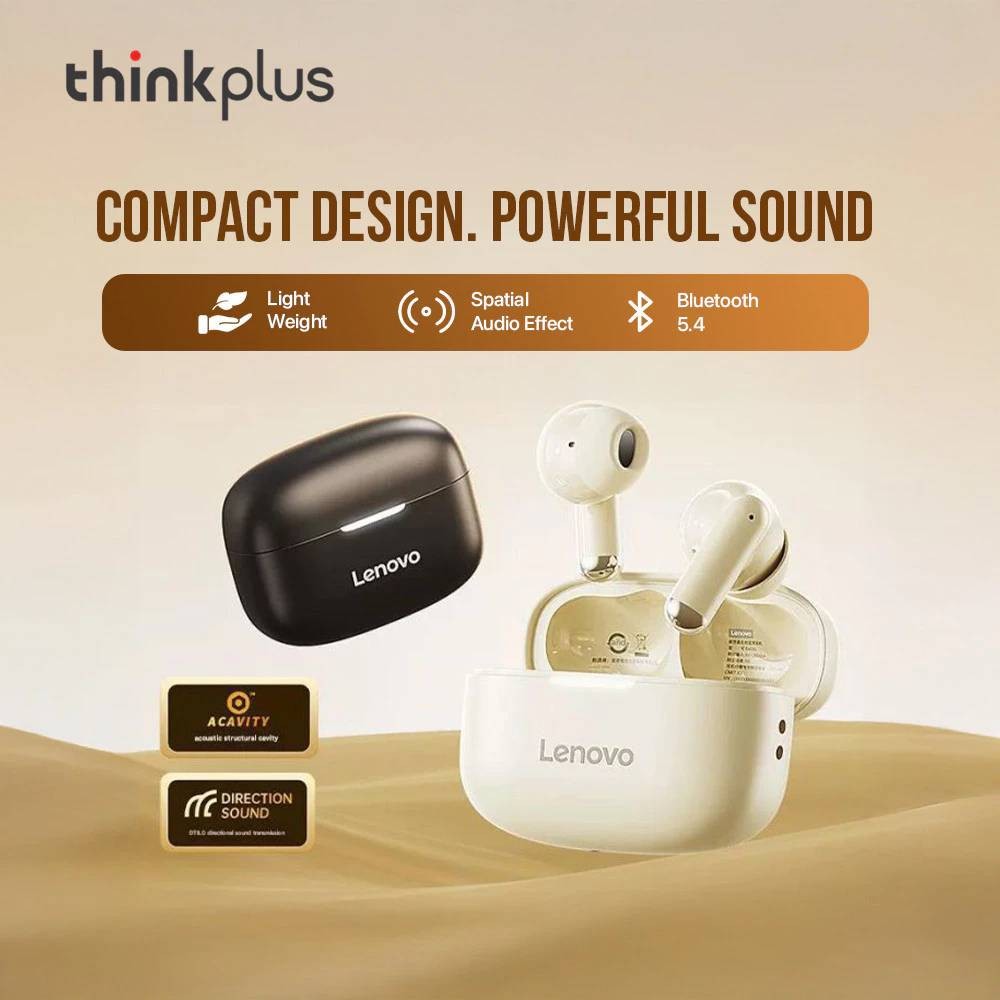 Jual LENOVO THINKPLUS EA110 True Wireless Bluetooth Mini Earbuds Earphone TWS HD Sound Stereo ...
