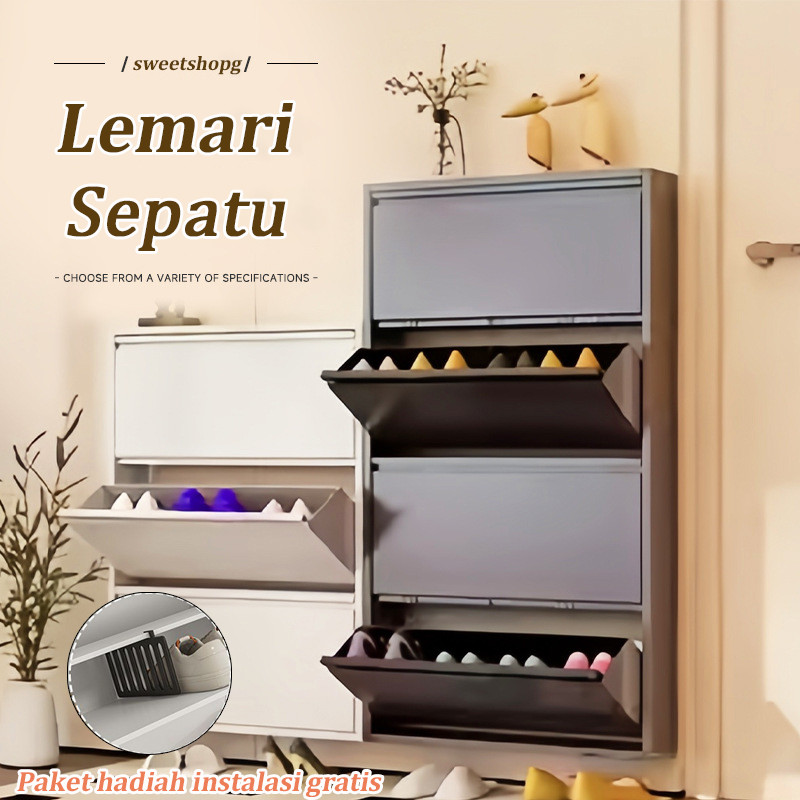 Jual LEMARI SEPATE RAK SEPATU KUAT TEBAL LEMARI SEPATU MINIMALIS RAK ...