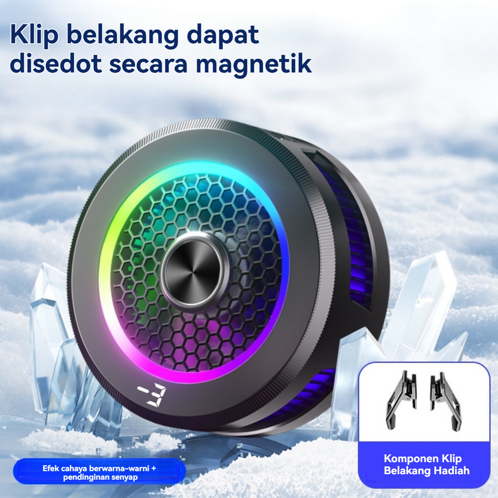 Jual Fan Cooler AL19 Pendingin Kipas Hp Gaming Silent Cooler Magnetic ...