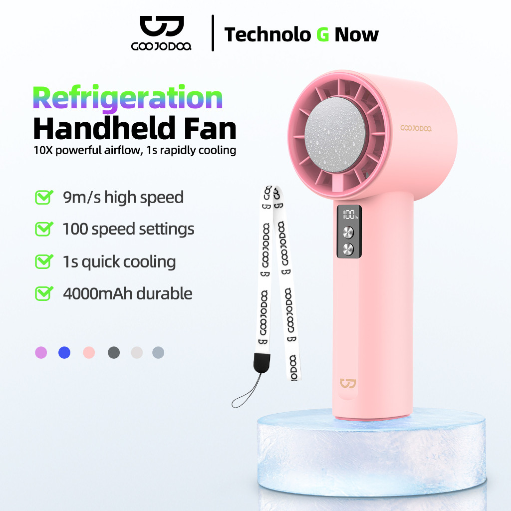 Jual GOOJODOQ GFS006 High-Speed Fan Portable HandHeld Fan Semi ...