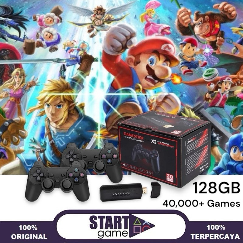Jual Game Stick 4K Gen 2 X2 128GB / Game Stick / Game Pad / Game Retro ...