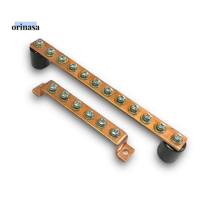 Jual Terminal Nol Ground / Grounding Nol + Arde Set Tebal Full Tembaga ...