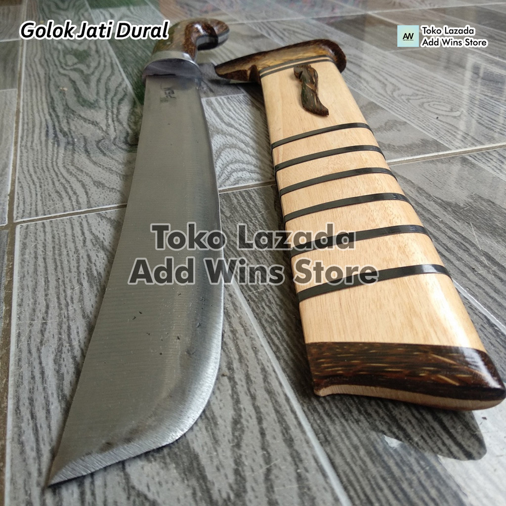 Jual Golok tebas Bambu dan Kayu Keras Golok Jati Dural 45cm Golok ...
