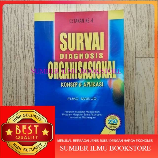 Jual Buku survai diagnosis organisasional konsep dan aplikasi by fuad masud | Shopee Indonesia