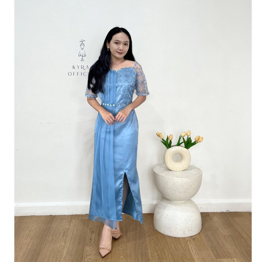Jual KAYDEN STORE [ KYRA ] DRESS AURORA (PREMIUM) / Dress Bridesmaid ...