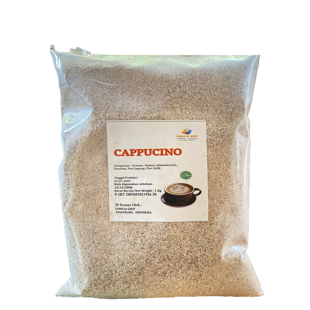 Jual TERLARIS - BUBUK MINUMAN CAPPUCINO 1 KG MURAH RENDAH GULA SOLUSI ...