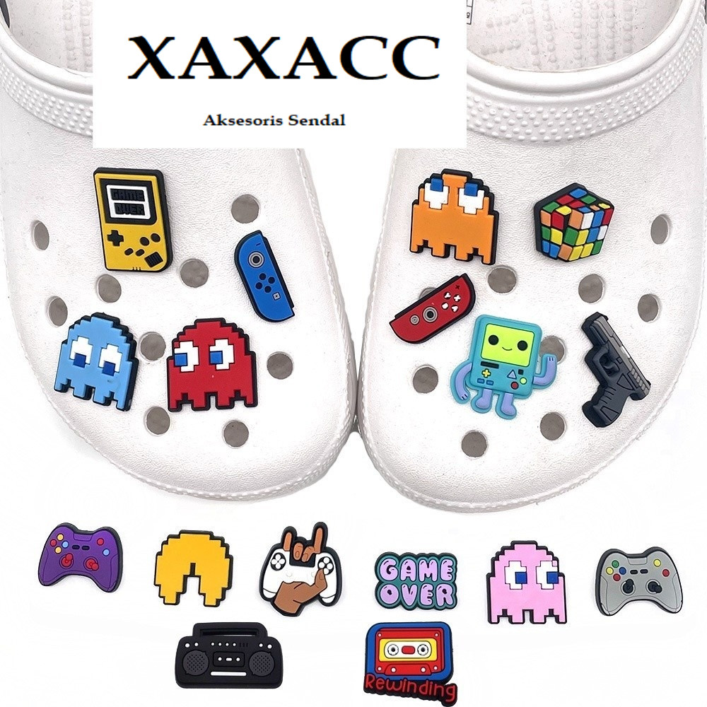 Jual 099 Pin Sandal Game Hiasan Sendal Flat Charms Pengait Cantolan ...