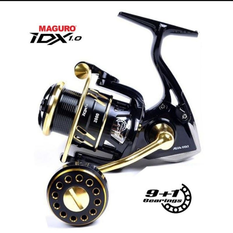 Jual reel spinning maguro idx 2500-3000 (power handle) | Shopee Indonesia