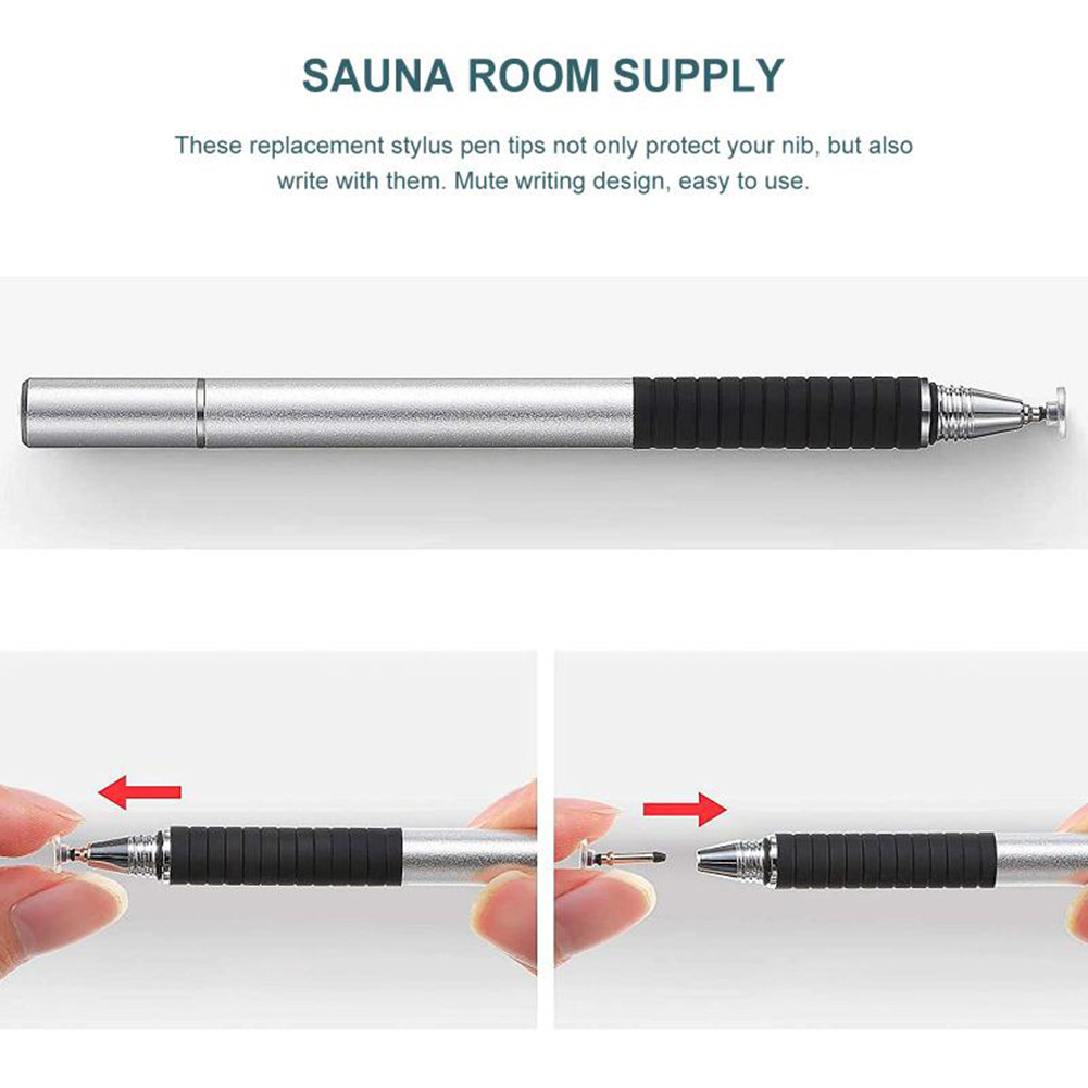 Jual 12 Pieces Passive Stylus Pen DiscStylus Replacement Tips High ...