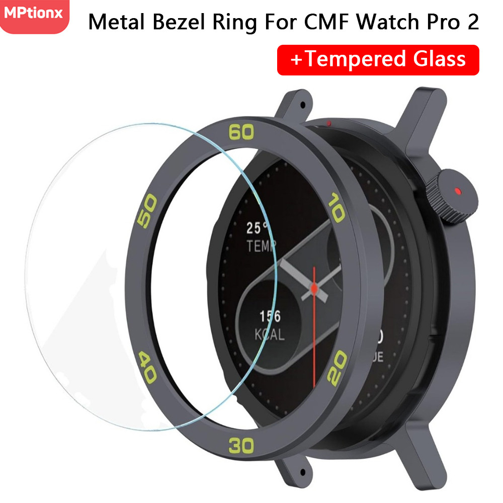 Jual Metal Bezel Ring For CMF Watch Pro 2 Replacement Watch Case Cover ...