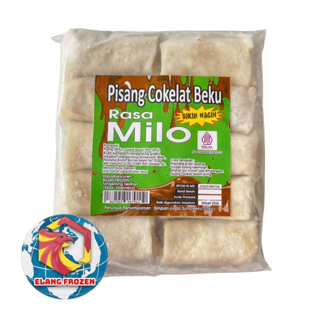Jual Piscok Pisang Coklat Beku rasa Milo isi 10 | Shopee Indonesia