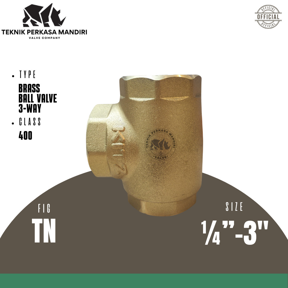 Jual KITZ 3-WAY Ball Valve 2" Inch Kuningan Original | Shopee Indonesia