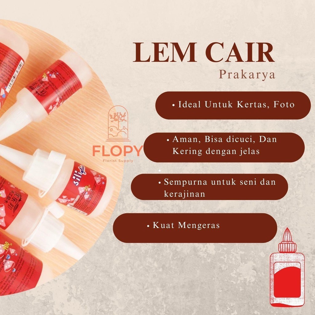 Jual LEM Cair Prakarya / LEM Paper Craft | Shopee Indonesia