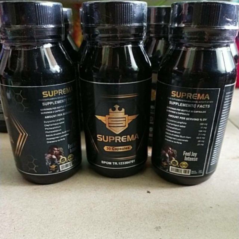 Jual SUPREMA ORIGINAL OBAT HERBAL PENAMBAH STAMINA PRIA TAHAN LAMA ( PRODUK ORIGINAL ) | Shopee ...