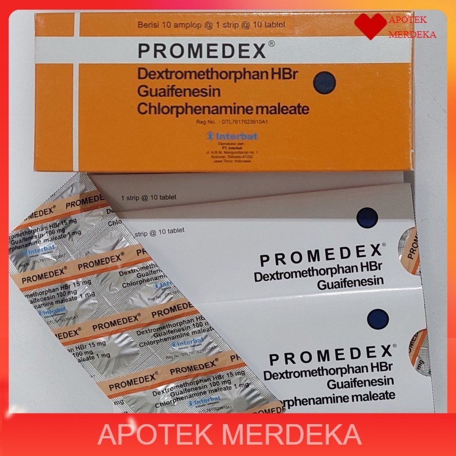 Jual Promedex Strip Isi 10 Tablet / promedek tablet | Shopee Indonesia
