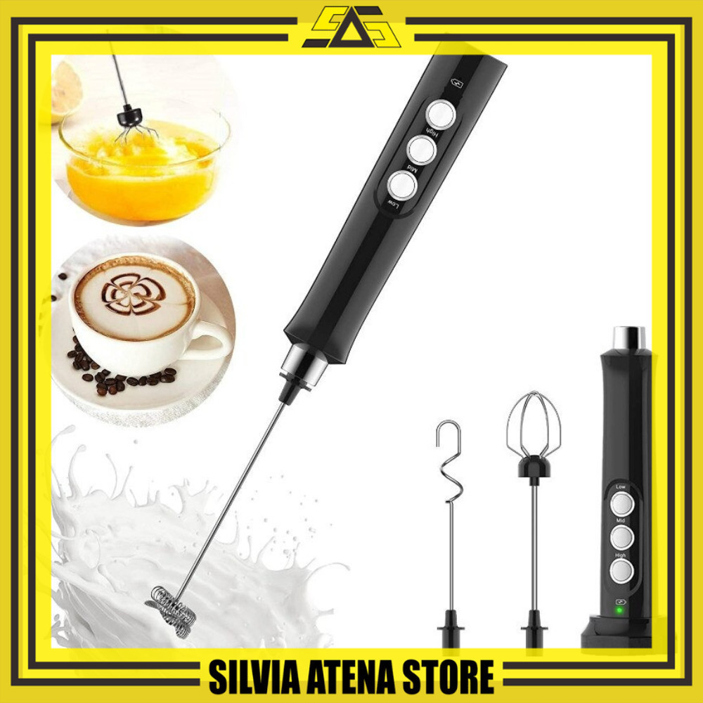 Jual SILVIA ATENA STORE-Hand Mixer Mini 3 in 1 Whisk Beater Milk ...