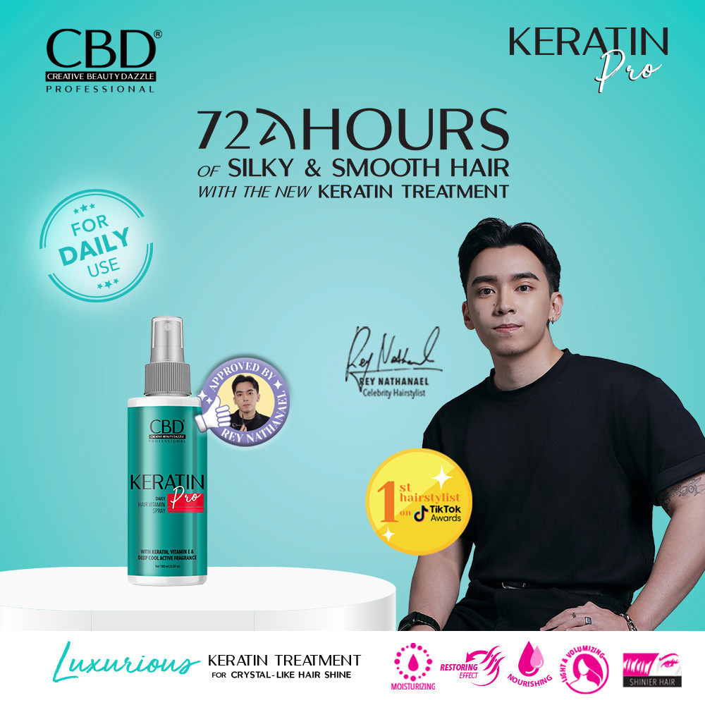 Jual CBD Keratin Pro Daily Hair Vitamin Spray 100ml - Vitamin Rambut ...