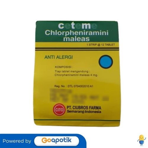 Jual Ctm Ciubros Farma 4 Mg Strip 12 Tablet | Shopee Indonesia