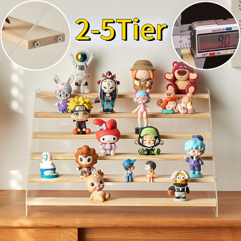 Jual Rak Susun Kayu Acrylic Display Parfum Action Figure/ Bumbu Dapur ...
