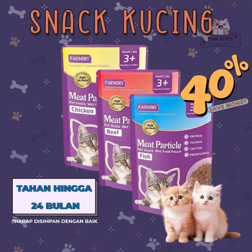 Jual Makanan Basah Kucing Kitten Wet Food Tinggi Protein Hair Care ...