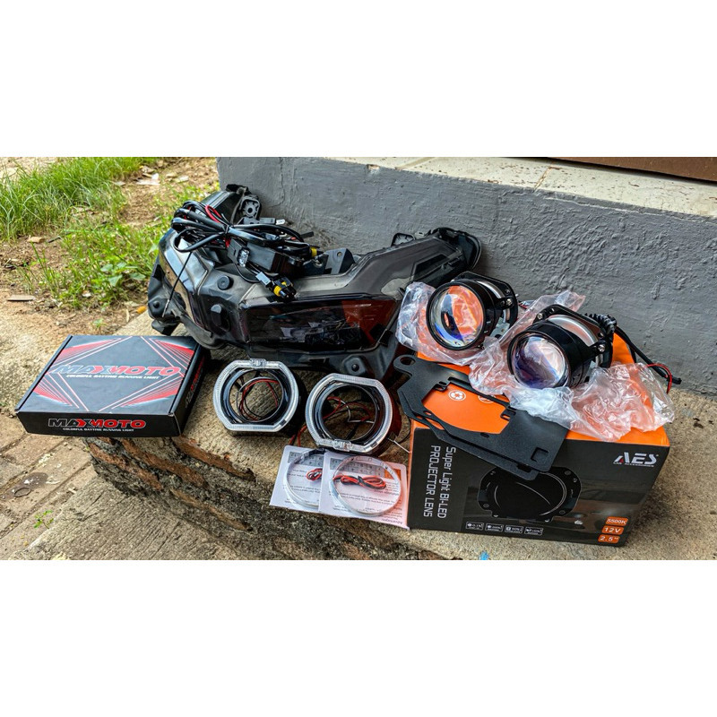 Jual Biled Honda Adv Double Biled 2,5 Inc, Double RGB 2,5 Inci , 2 Pcs ...