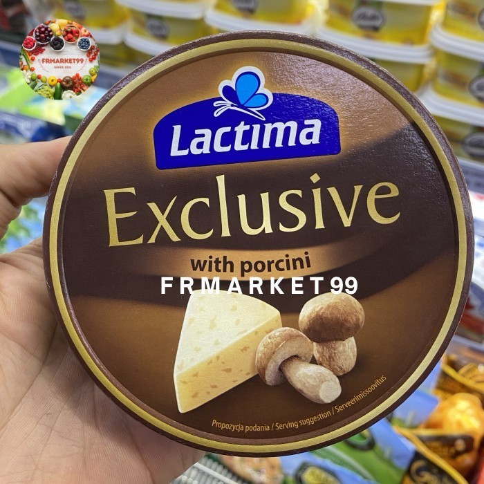 Jual Keju Lactima Exclusive With Porcini / Keju Olahan Dngn Jamur ...