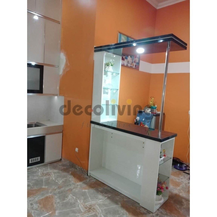 Jual Meja Bar Kitchen Set Minimalis/ Meja Minibar Minimalis | Shopee ...