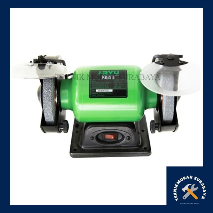 Jual RYU Mesin Gerinda duduk / Bench Grinder 5" RBG 5 | Shopee Indonesia