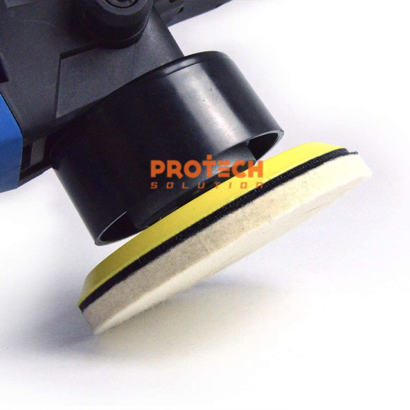 Jual Wool Busa poles kaca mobil 5 inch felt glass polish velcro 5 ...