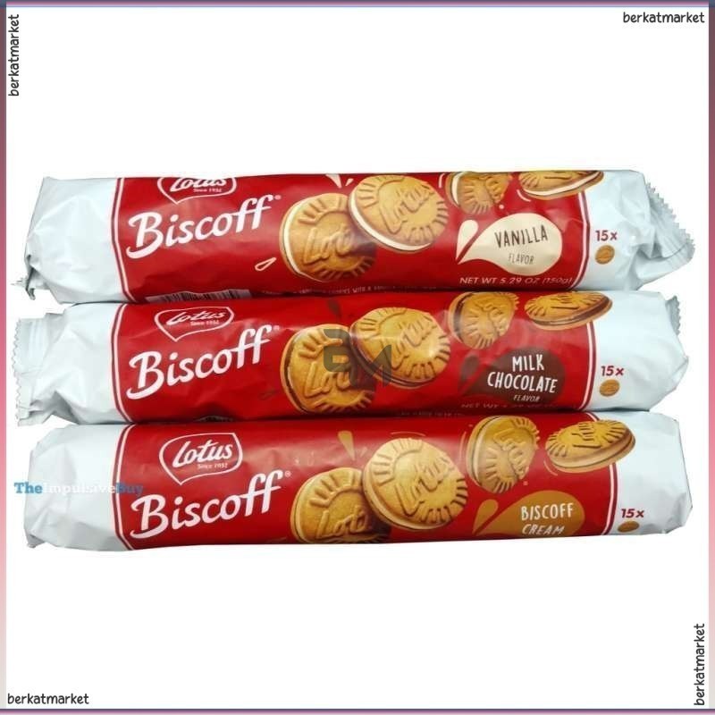 Jual Biskuit Lotus Biscoff Bisscoff Biscof Biskof Sandwich Selai Cream ...