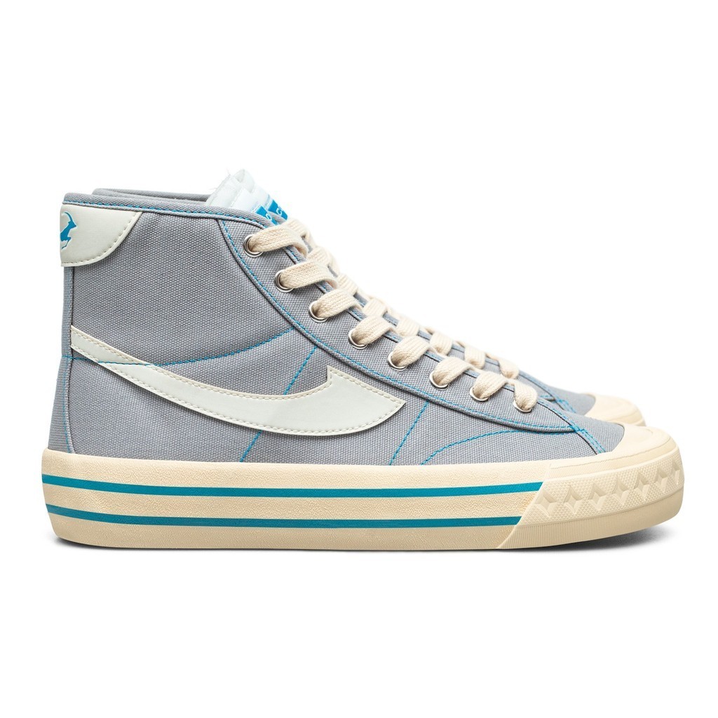 Jual Sepatu Compass Retrograde Hi Decon Cyan Grey | Shopee Indonesia