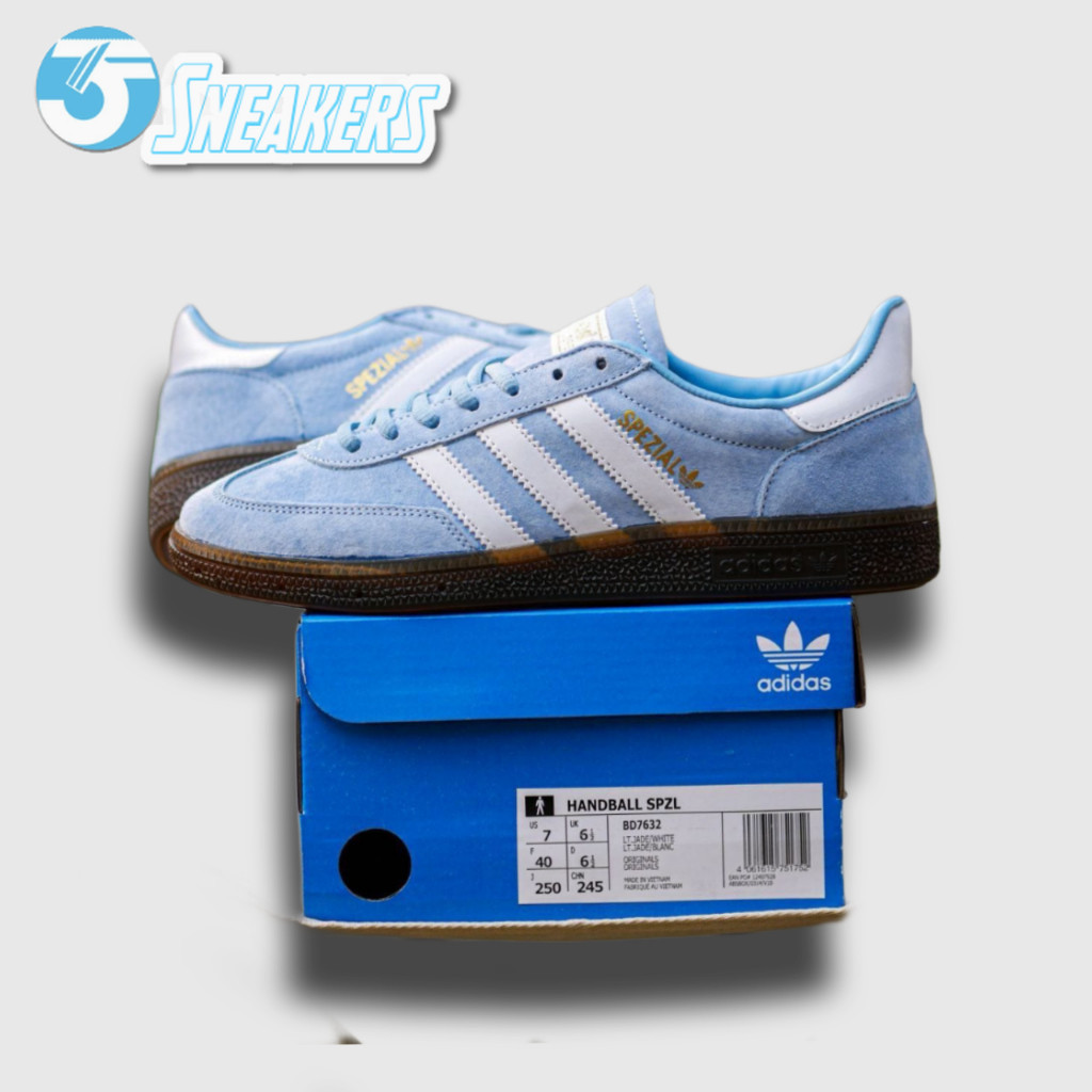Jual Sepatu ADIDAS SPEZIAL ORIGINAL Ice Blue / Sneakers Pria ORI SALE ...