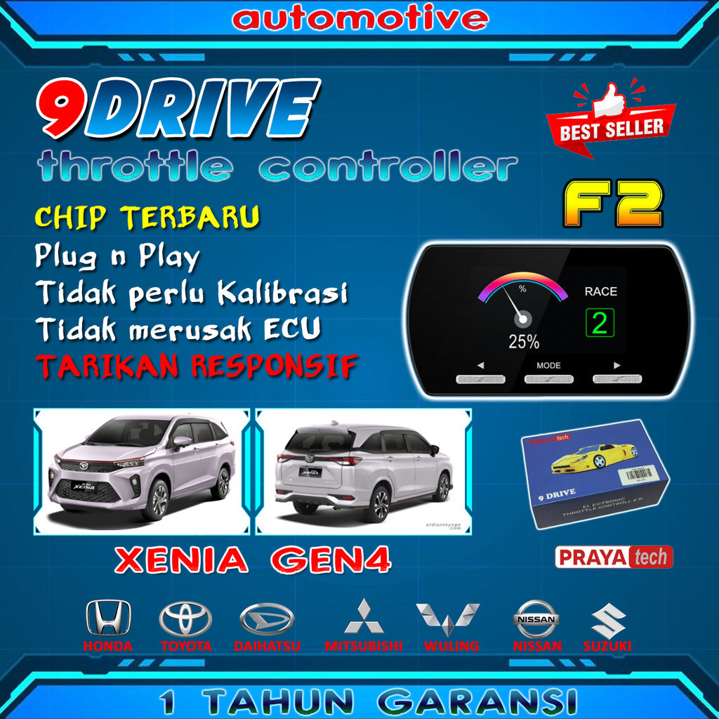 Jual F2 9 drive Piggyback Remap Ecu Brio AVANZA CALYA AYLA SIGRA AGYA CRZ BRV MOBILIO XENIA RUSH ...