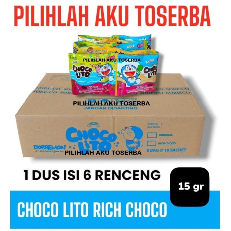 Jual Biskuit CHOCO LITO Renceng Rasa RICH CHOCO - ( HARGA 1 DUS ...