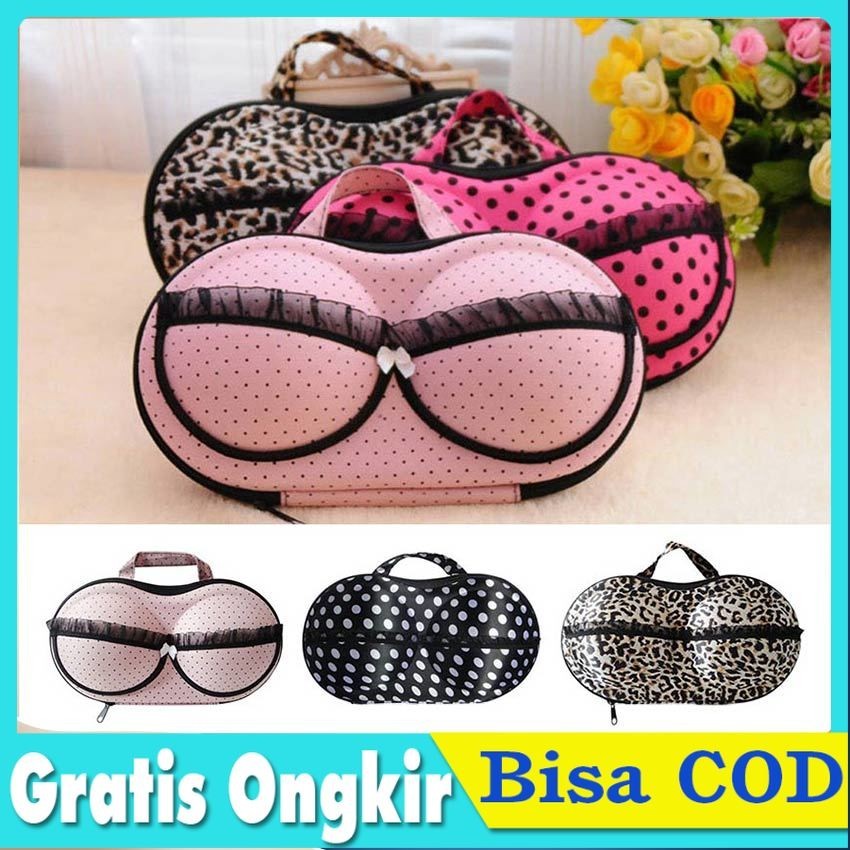 Jual Travel Bra Bag Organizer / Bra Case Organizer / Bra Storage Box ...