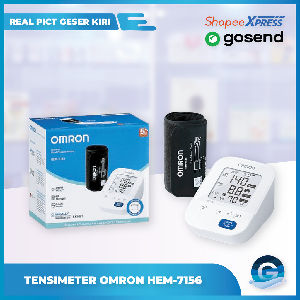 Jual Tensi Digital Omron HEM 7156 Tensi Omron Tensimeter digital Omron ...