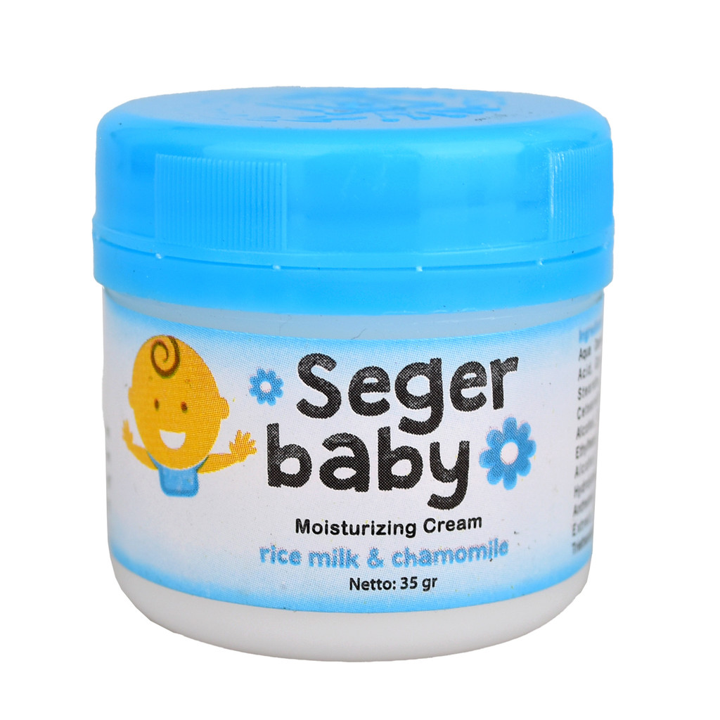 Jual SEGER SNOW BABY CREAM RICE MILK & CHAMOMILE 35 GR | Shopee Indonesia