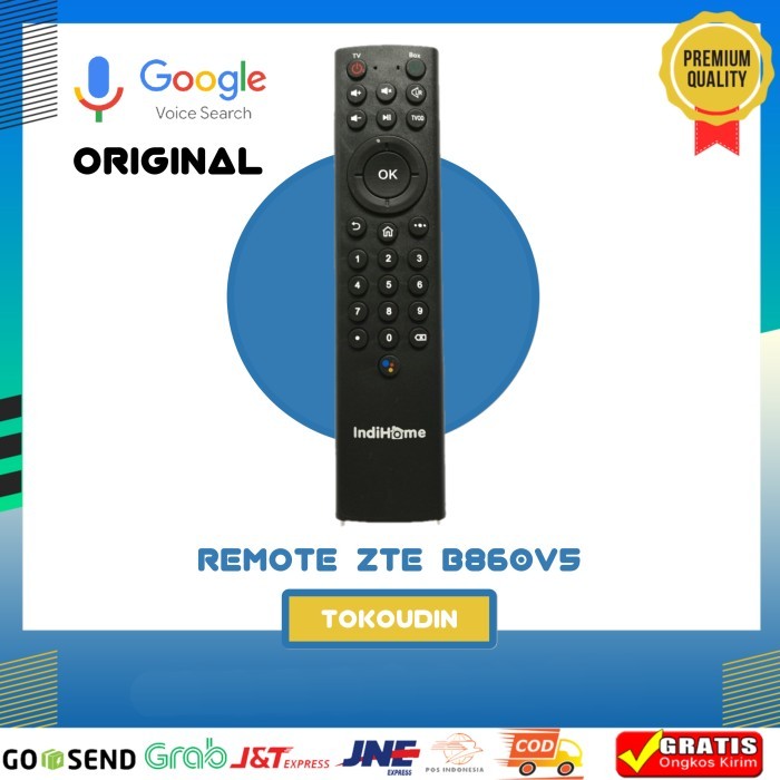 Jual Remote Stb ZTE B860H V5 Original google voice assistant | Shopee ...