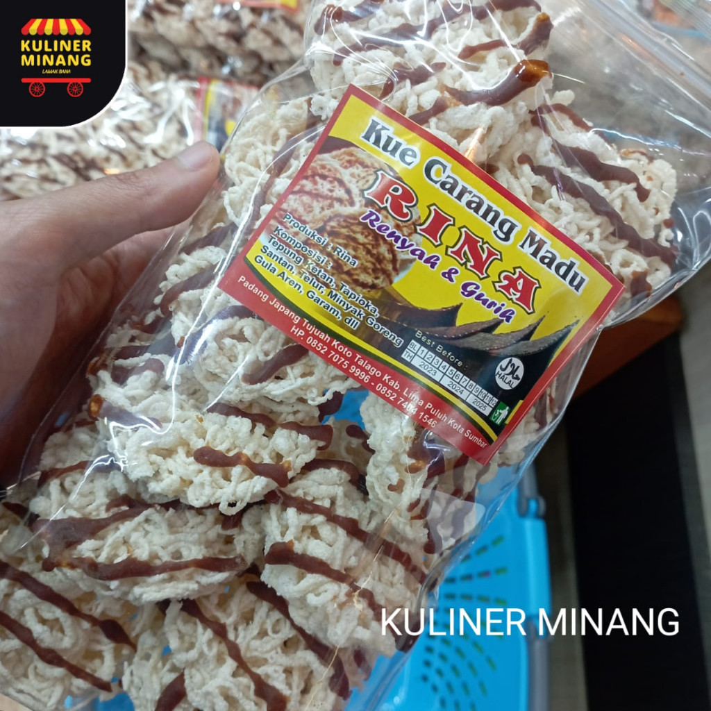 Jual Kuliner Minang kue Sarang Madu Oleh-Oleh Asli Kampung Cemilan ...