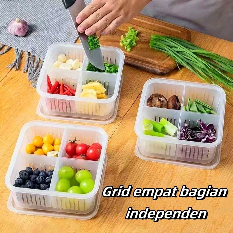 Jual Kotak Bumbu Dapur Serbaguna/ Penyimpanan Makanan Toples Plastik ...